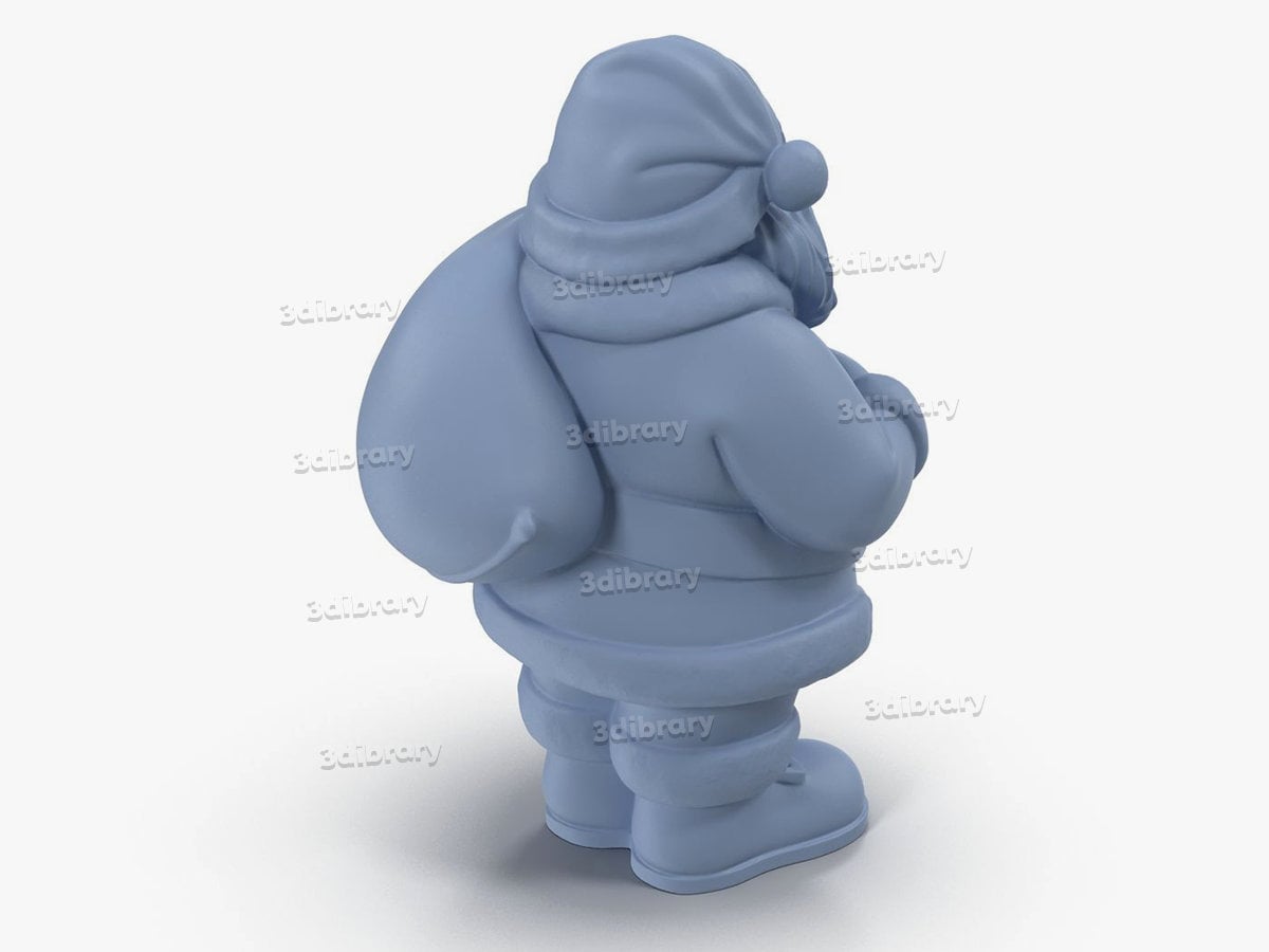 Santa Claus 3D STL File Prints - Etsy