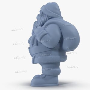 Santa Claus 3D STL File Prints - Etsy