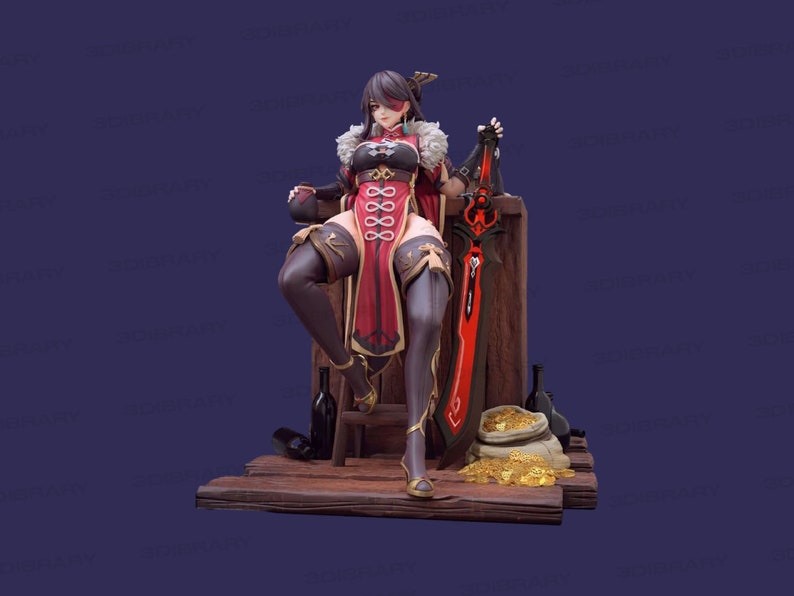 10 Premium Anime Game Characters 3D Printing STL Bundle File - Etsy ...