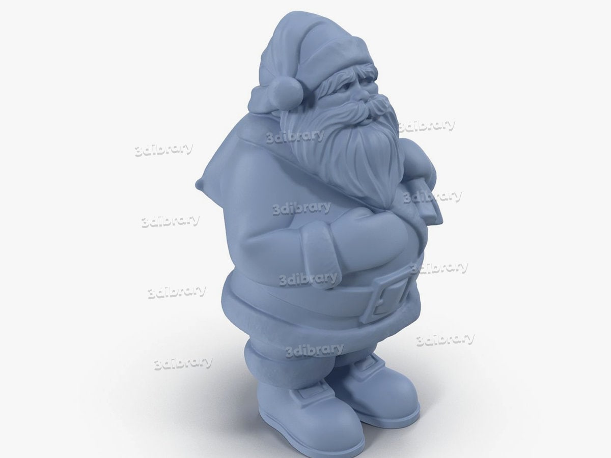 Santa Claus 3D STL File Prints - Etsy