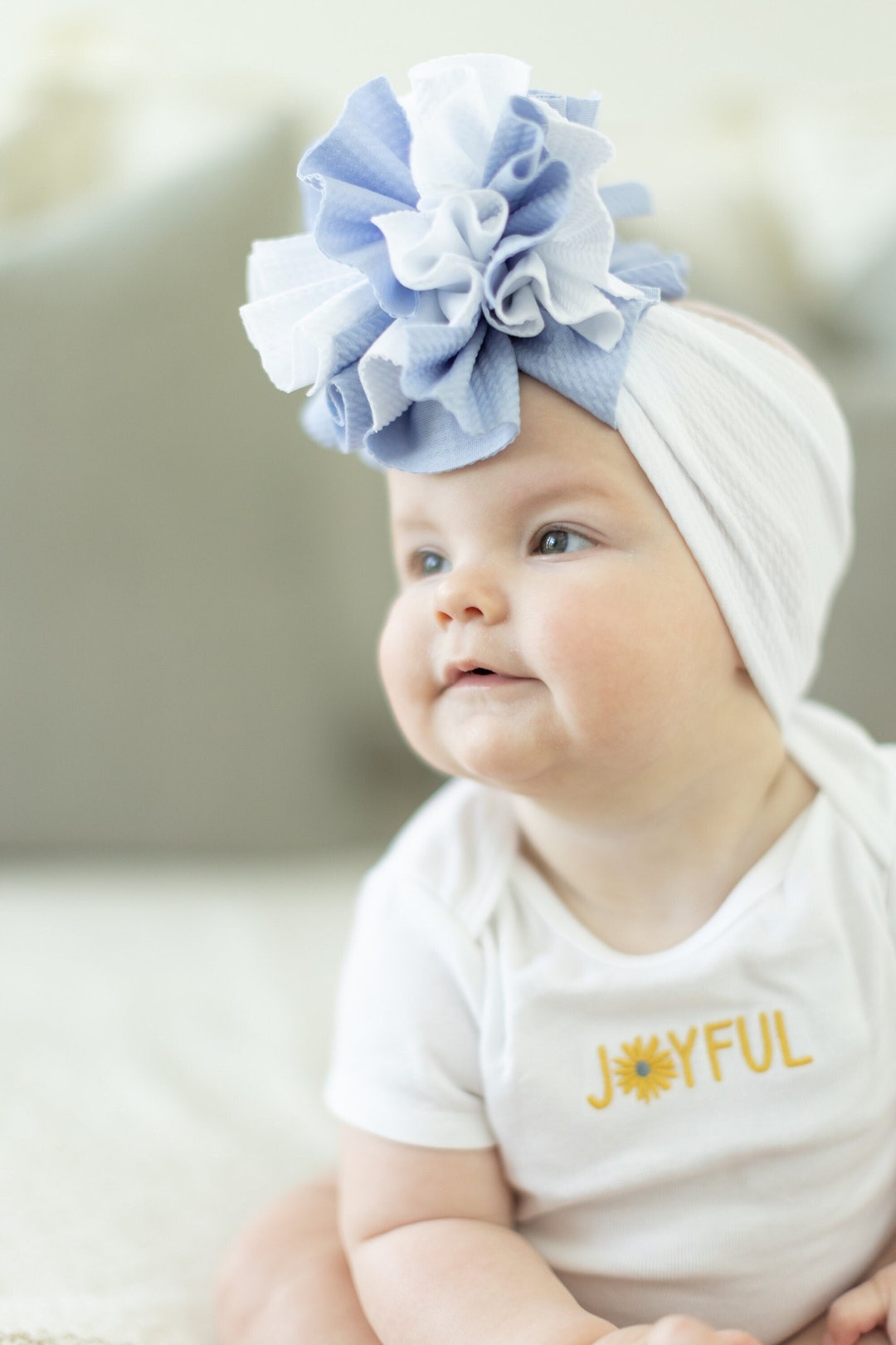 CUSTOM Messy Head Wrap Shredded, XL Huge Baby Head Wrap, Big Shredded ...