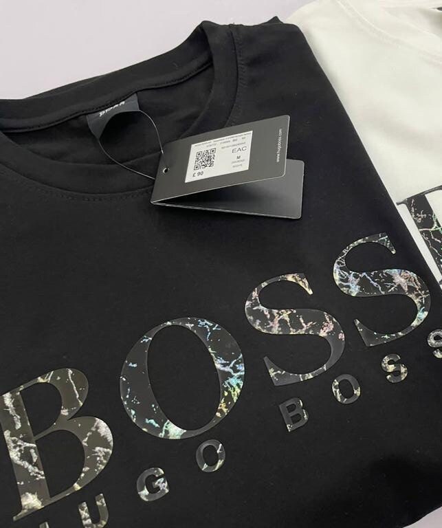 Hugo Boss Crew Neck Tshirt S M L XL XXL Black White 100% Cotton Best ...