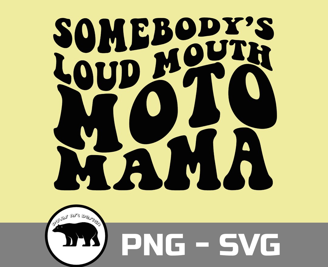 Moto Mama SVG | Wavy Lettering | Svg Files for Cricut | Trendy SVG ...