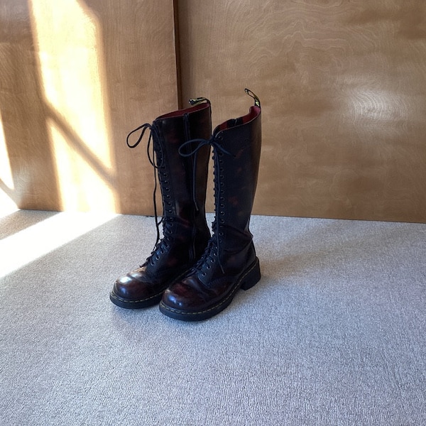 Oxblood Boots - Etsy