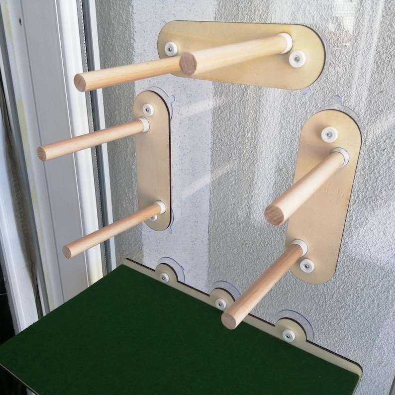 Fun and Durable Bird Perch for Windows Easy to Clean, Exercise-ready ...