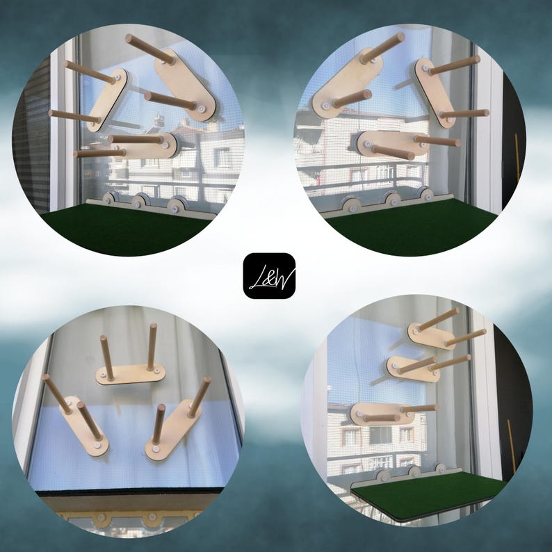 Fun and Durable Bird Perch for Windows Easy to Clean, Exercise-ready ...