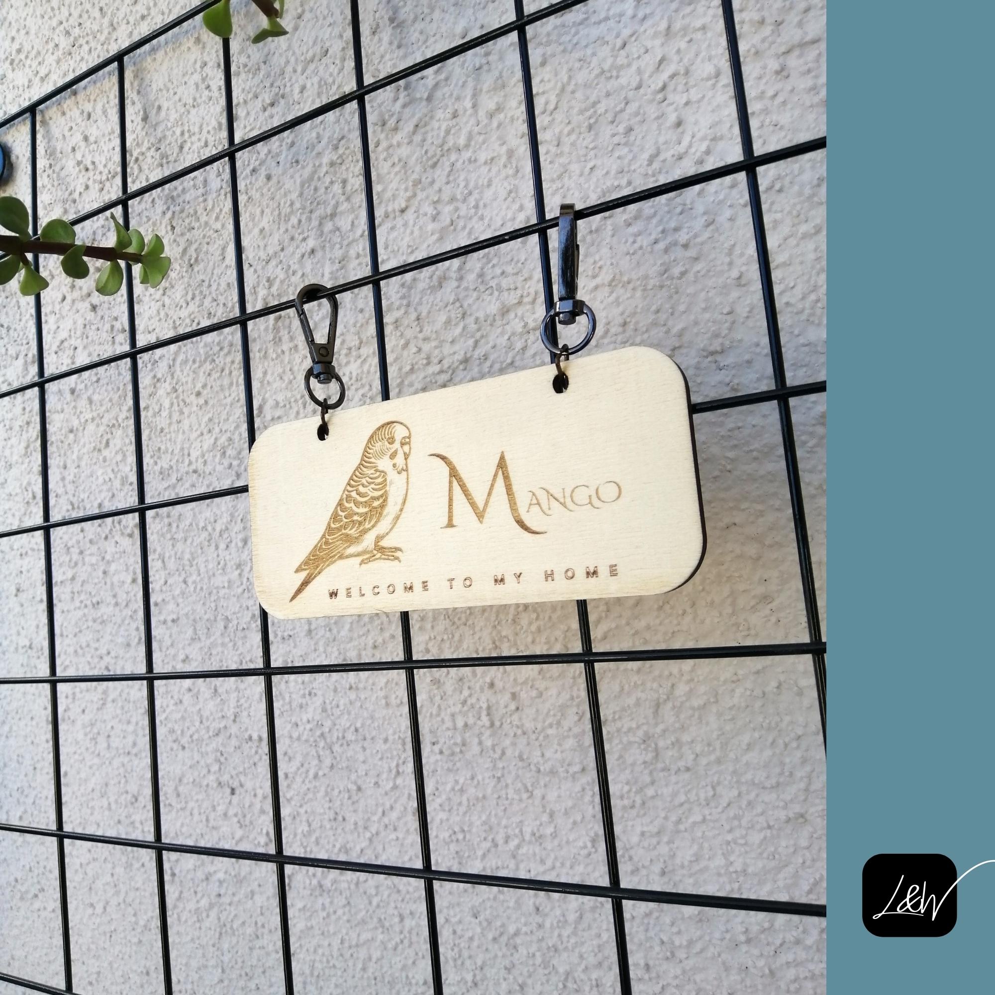 Personalized Wooden Pet Plaque,cage and Kennel Identification, Doghouse ...