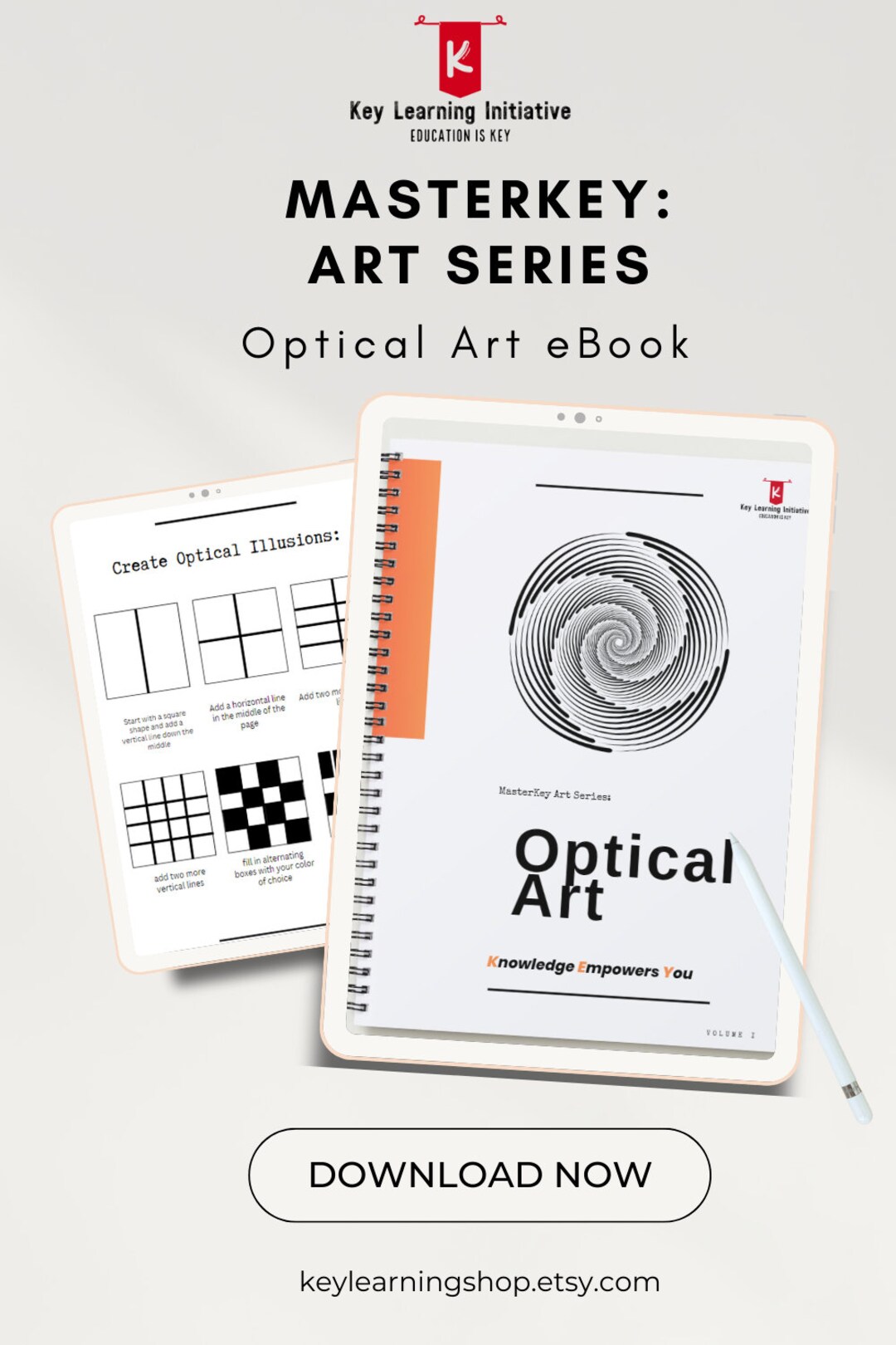 Masterkey Art Series: Optical Art - Etsy