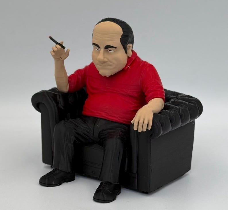 Tony the Boss in Chair - Iconic Mobster Figurine | High-quality ...
