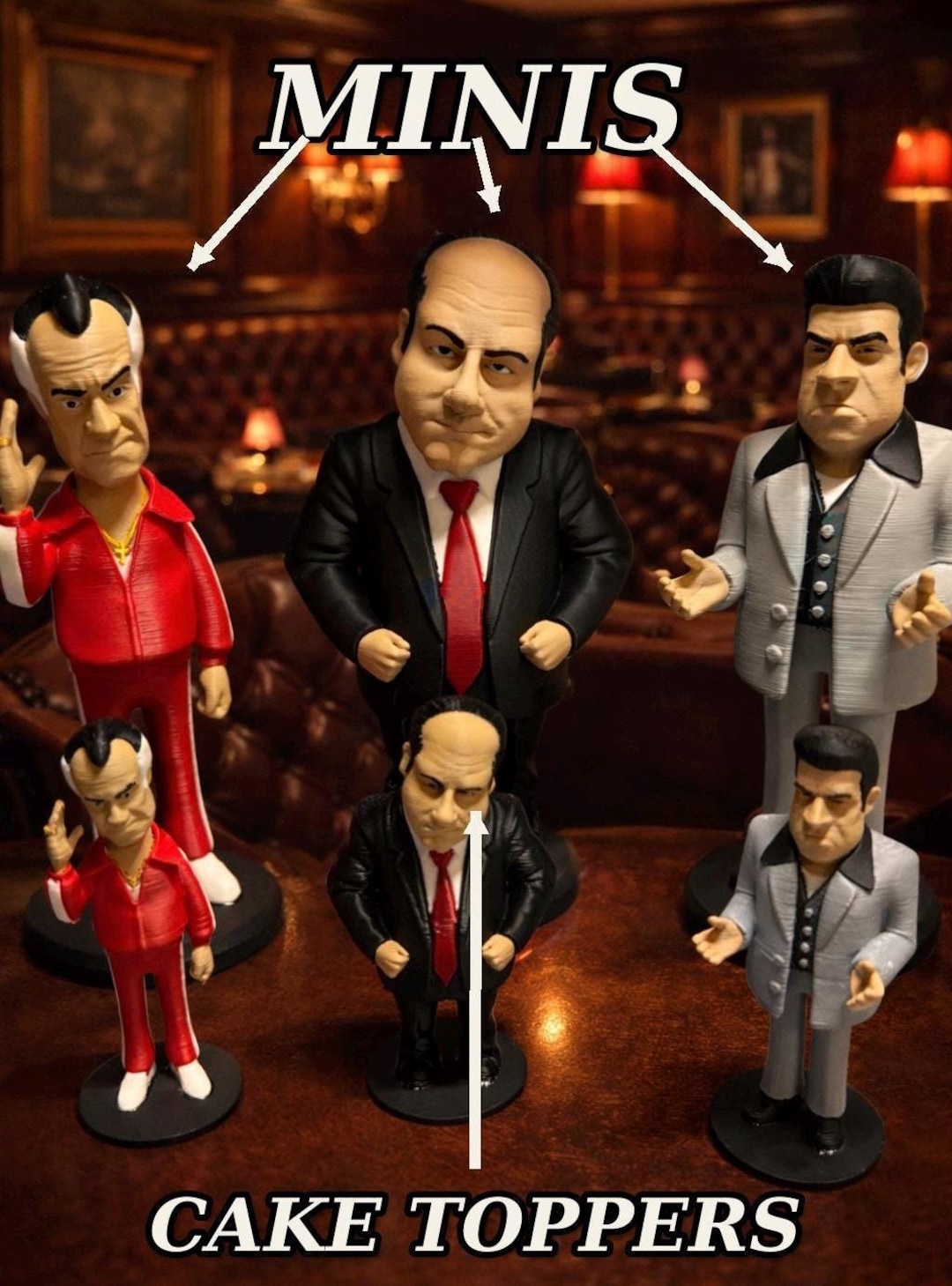 Gepettos Cake Toppers - Choose Any Character 3d-printed Movie & Music ...