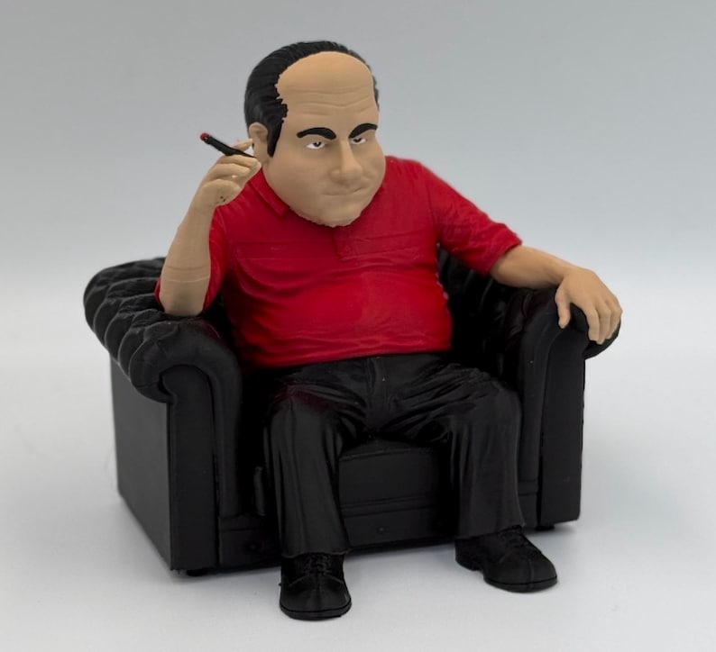 Tony the Boss in Chair - Iconic Mobster Figurine | High-quality ...