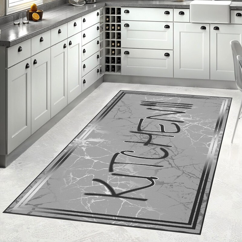 Marble Kitchen Mat - Etsy