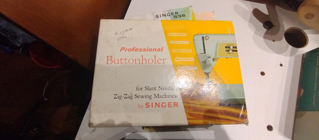 Vintage Singer Buttonholer for Slant Needle Zigzag - Etsy