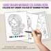 PRINTABLE DIGITAL FILE Mermaid Colouring Book Including Numbers 1 to 10 ...