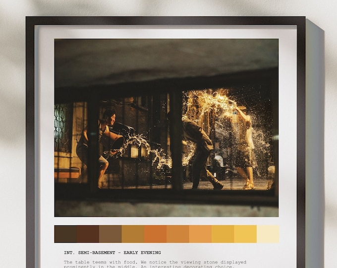Custom 'parasite' Movie Scene Poster, Personalized Film Art - Etsy