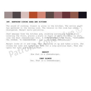 The Menu Movie Quote | Fine Dining Poster | Cheeseburger Scene | Anya ...