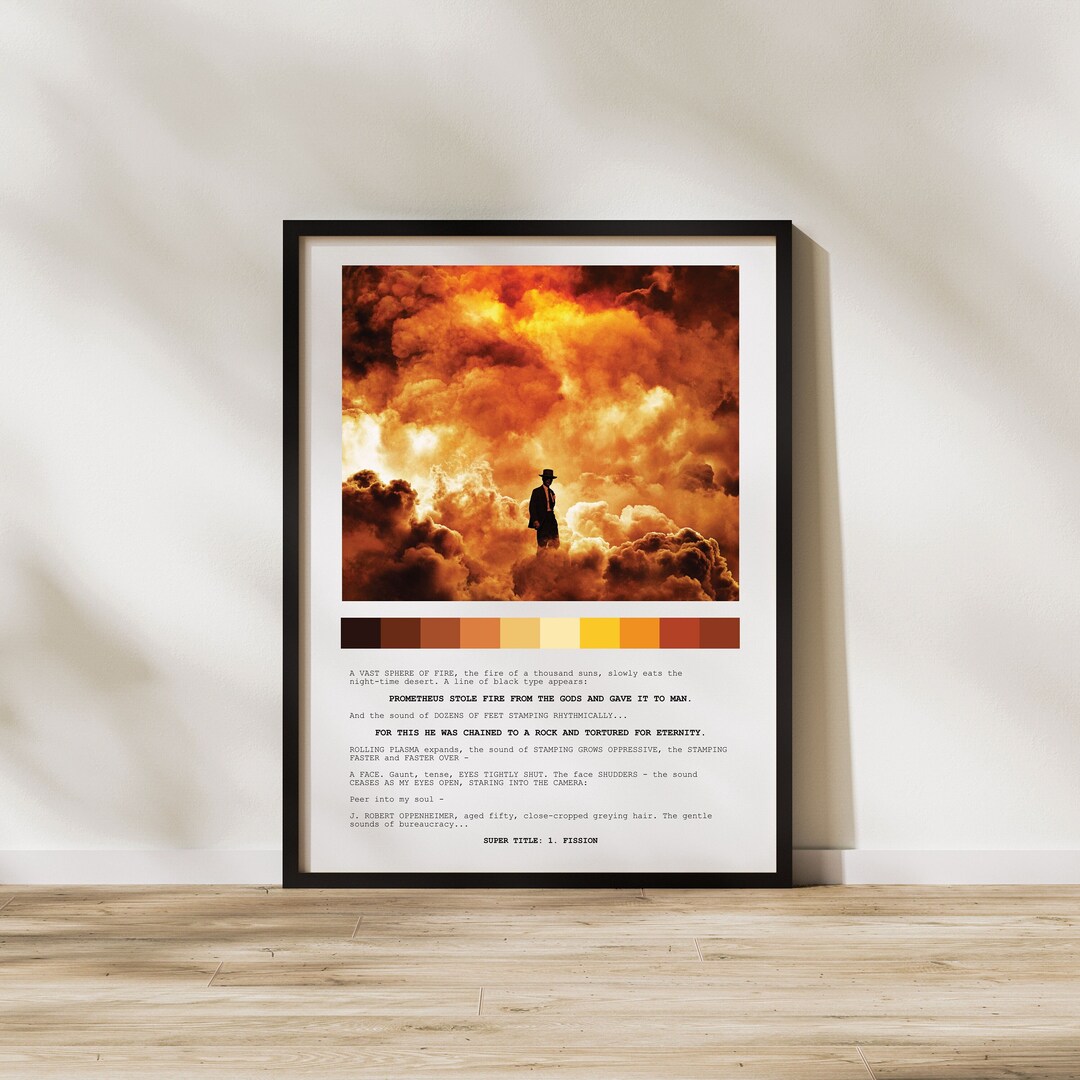 Oppenheimer Film Quote | Opening Scene | Christopher Nolan Artwork ...