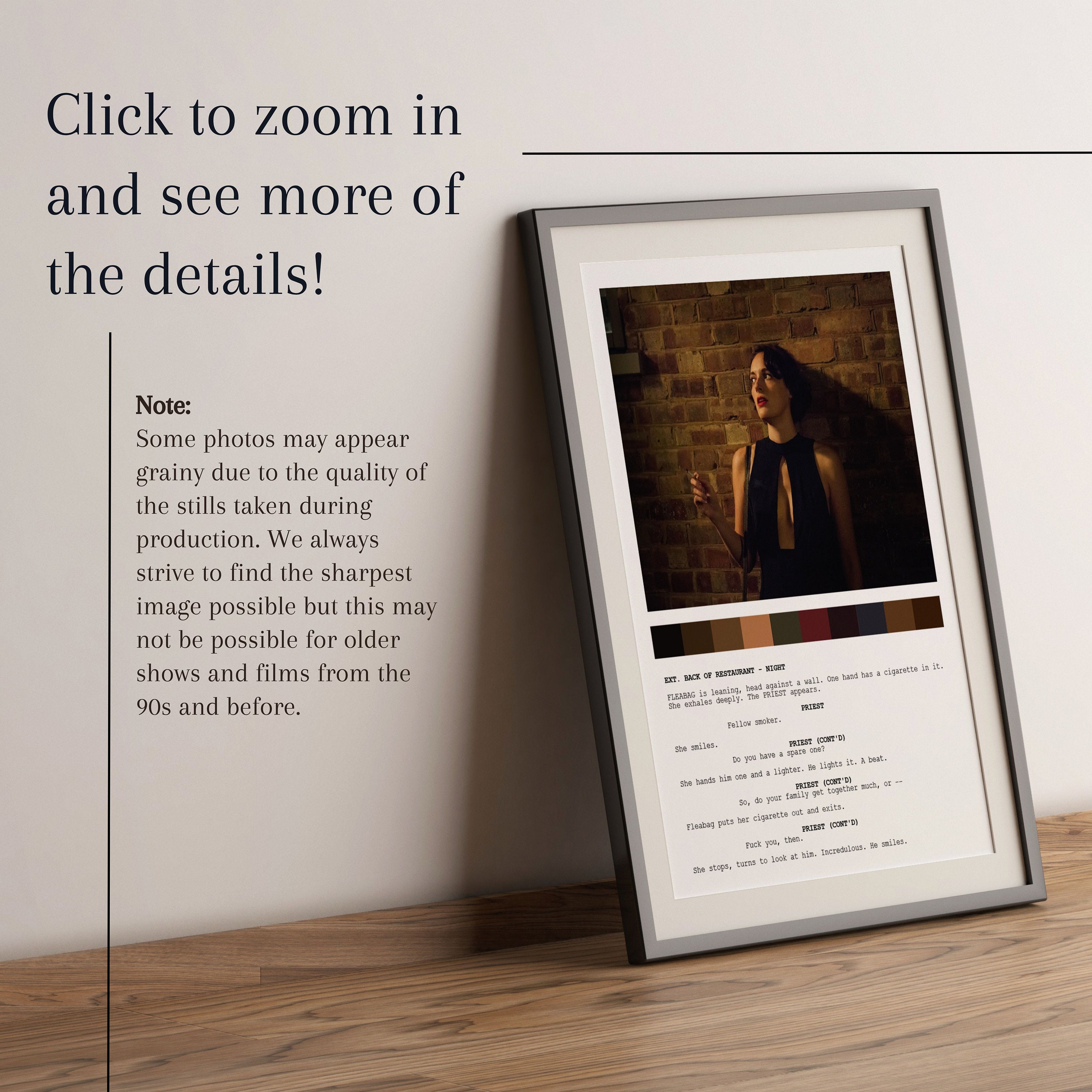 Fleabag TV Show Poster TV Series Script Poster Phoebe Waller-bridge TV ...