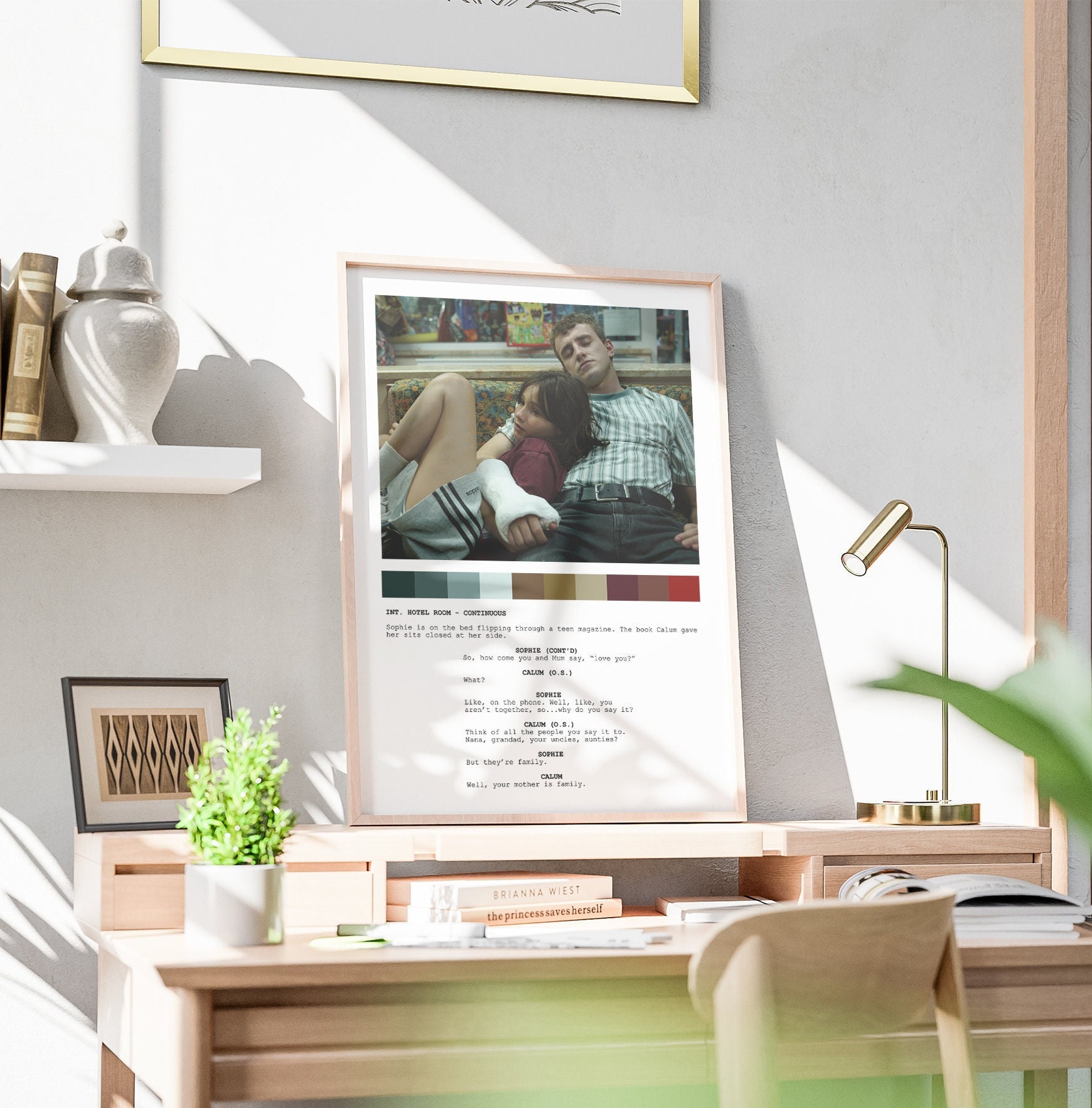 Aftersun Movie Poster Charlotte Wells Paul Mescal Frankie Corio Movie ...