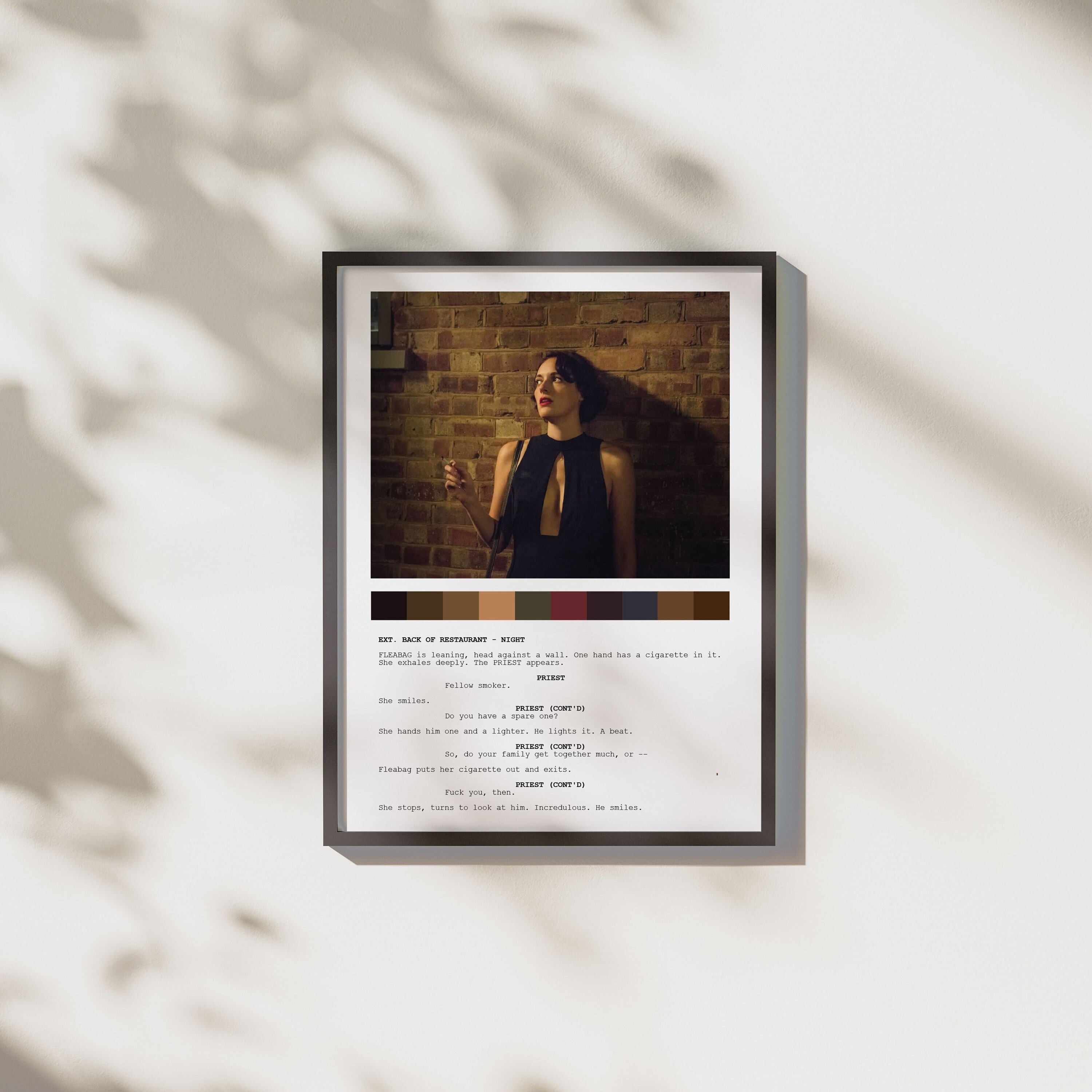 Fleabag TV Show Poster TV Series Script Poster Phoebe Waller-bridge TV ...