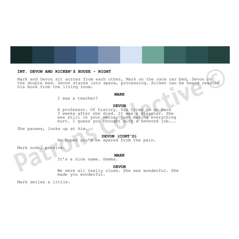 Severance TV Show Poster TV Script Severance TV Series Severance Script ...