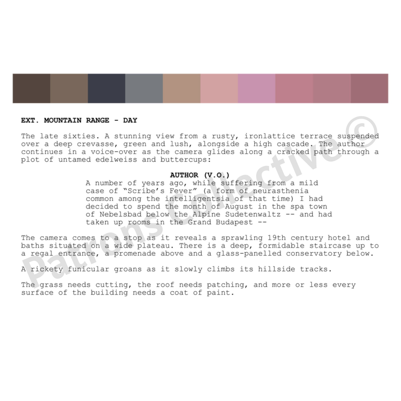 The Grand Budapest Hotel Poster Movie Script the Grand Budapest Hotel ...