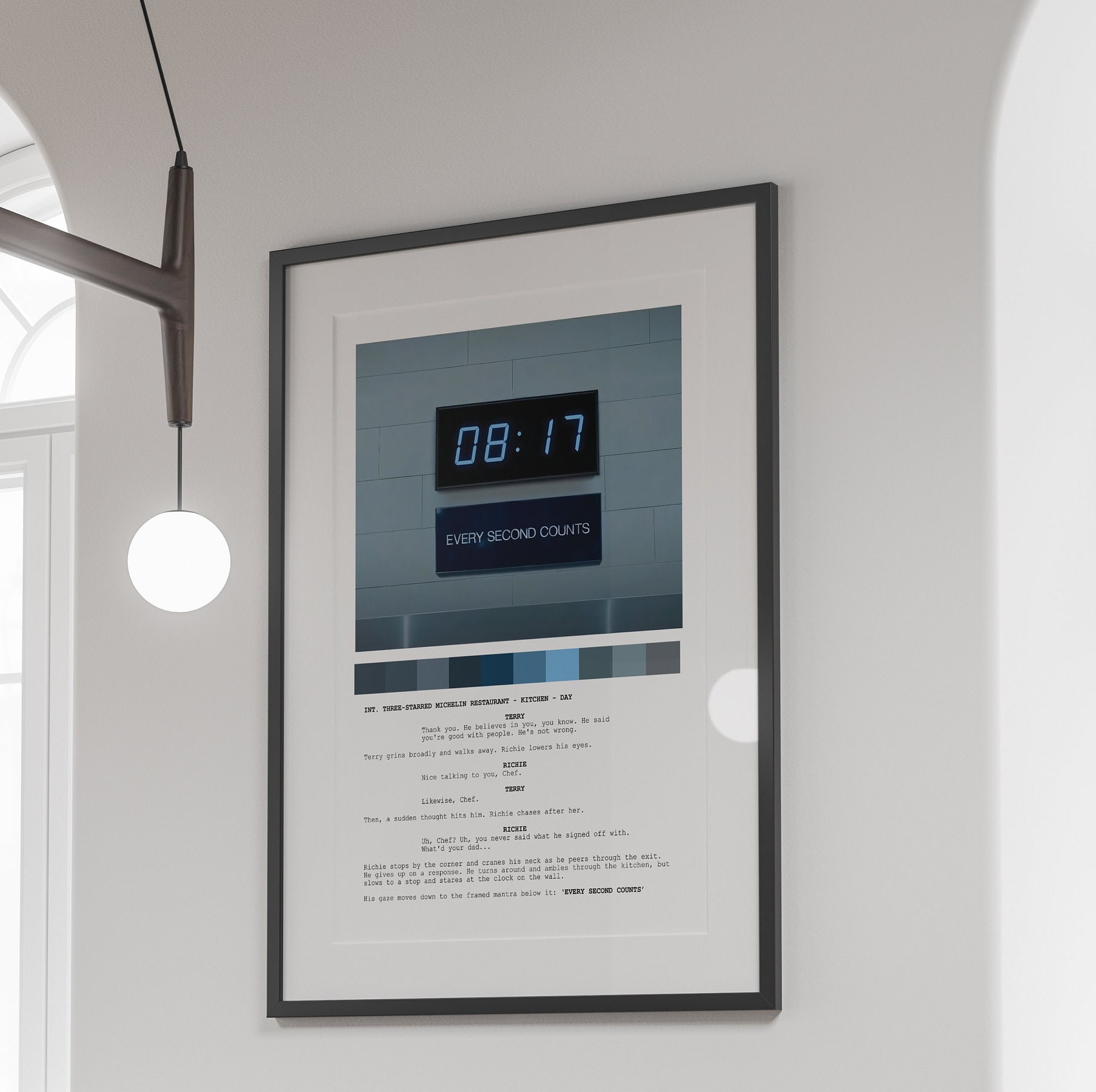 The Bear TV Show Poster Every Second Counts Script Print - Etsy