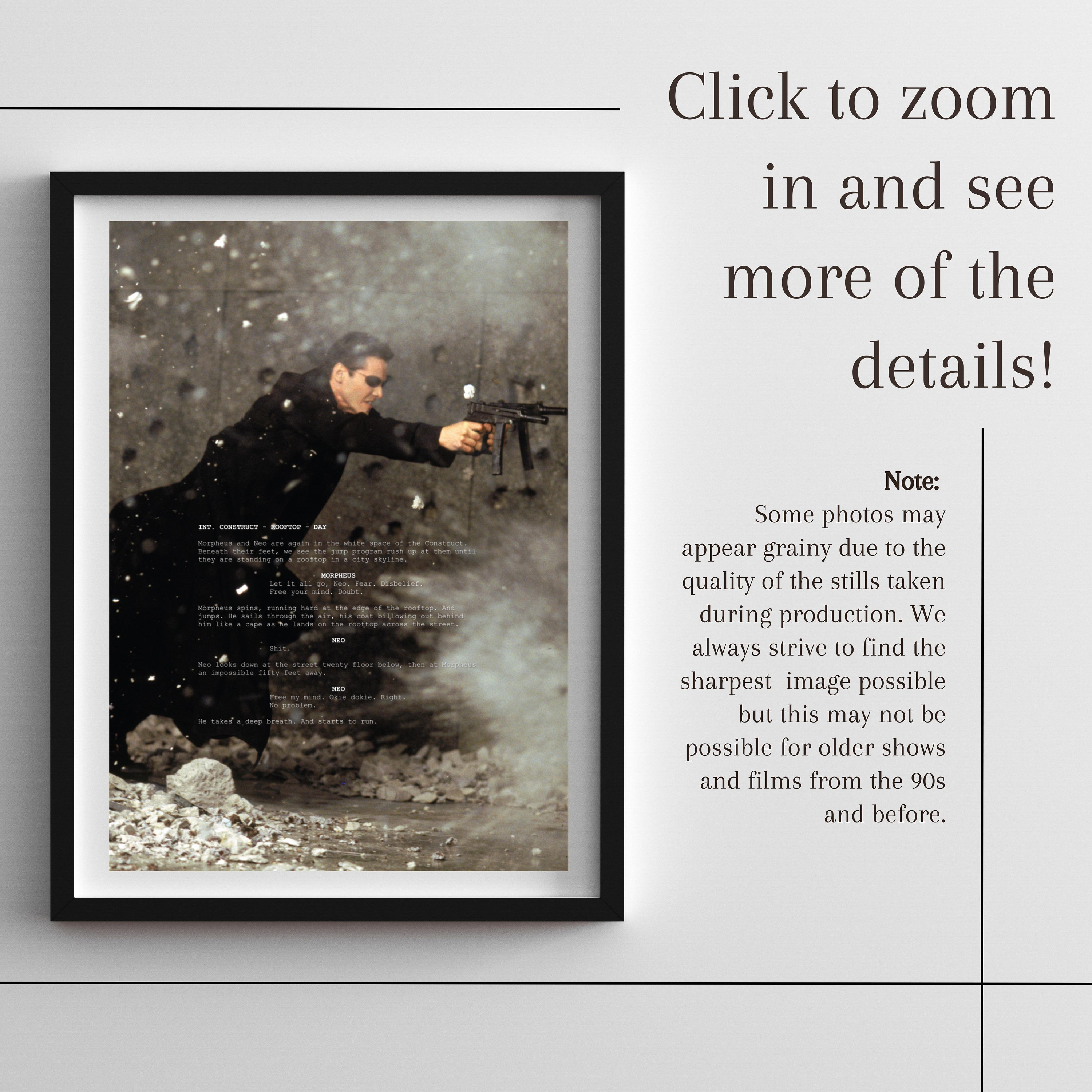 Matrix Movie Poster Film Script Poster Movie Script Keanu Reeves Matrix ...