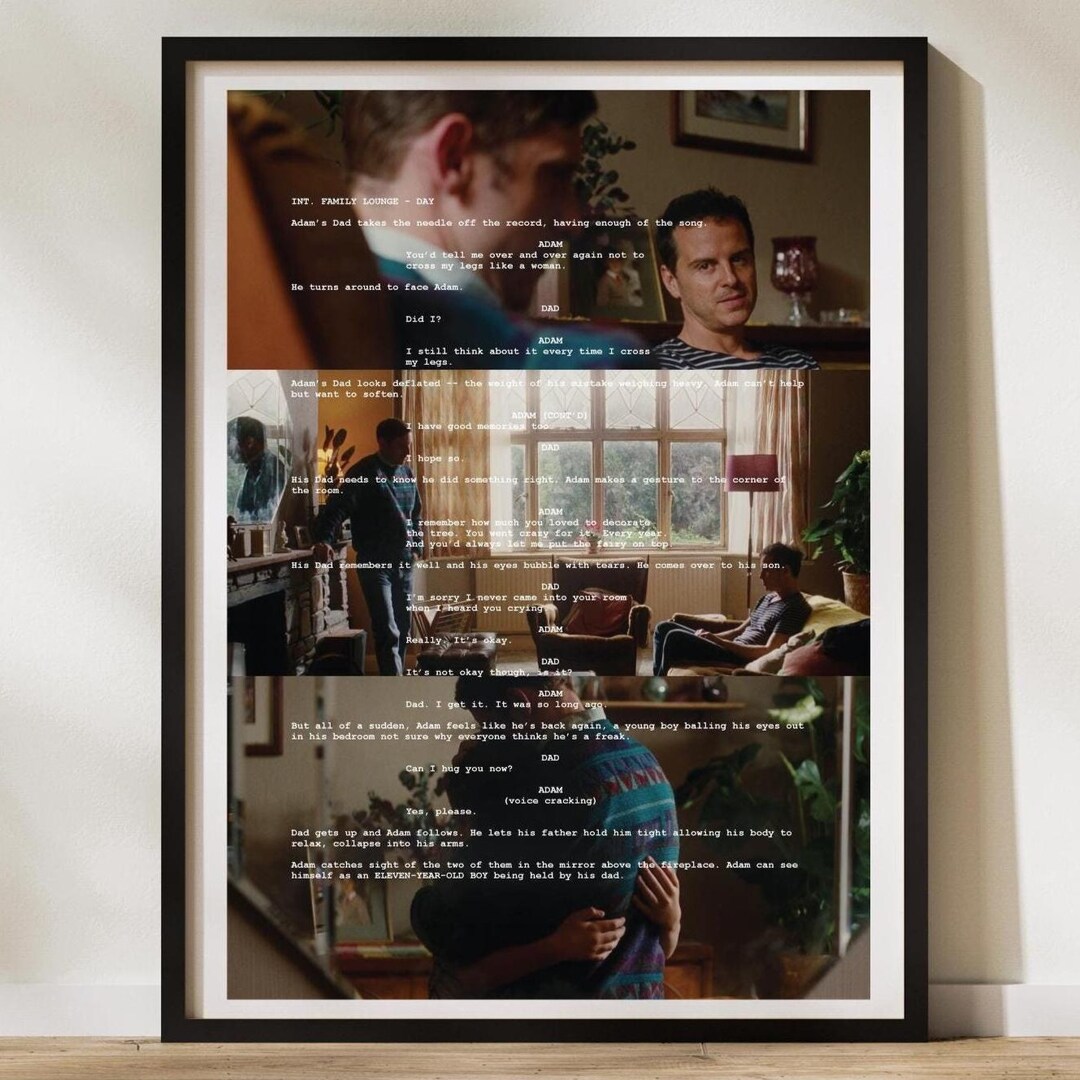 All of Us Strangers Print Adams Dad Scene Movie Quote Poster Art - Etsy