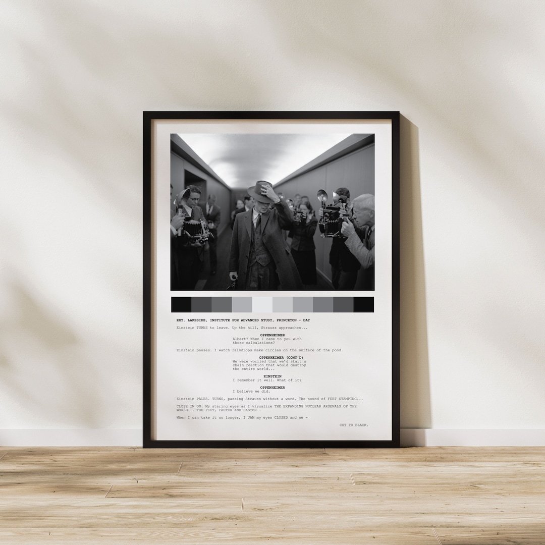 Oppenheimer Poster Christopher Nolan Poster Oppenheimer Gift ...