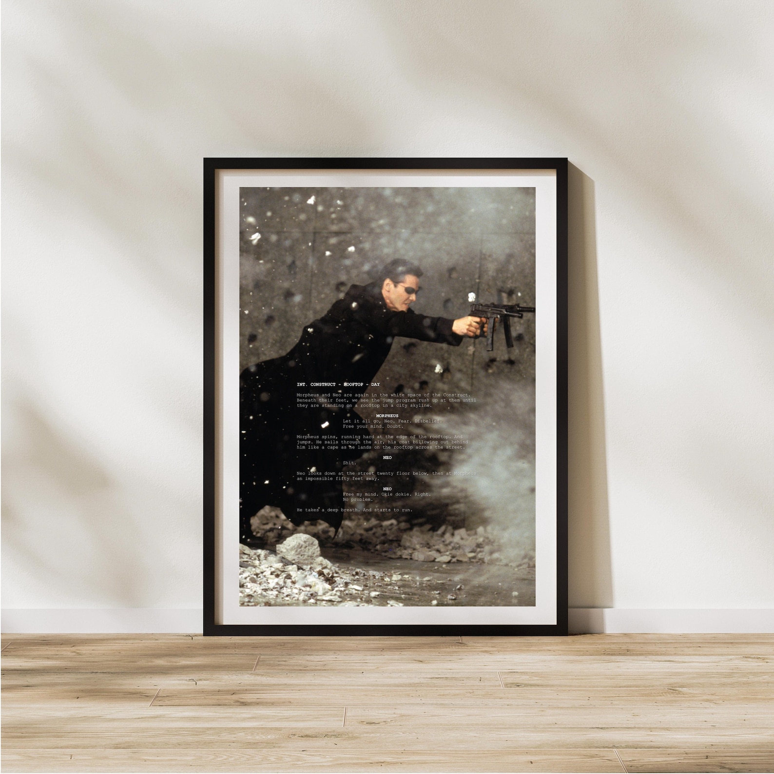 Matrix Movie Poster Film Script Poster Movie Script Keanu Reeves Matrix ...