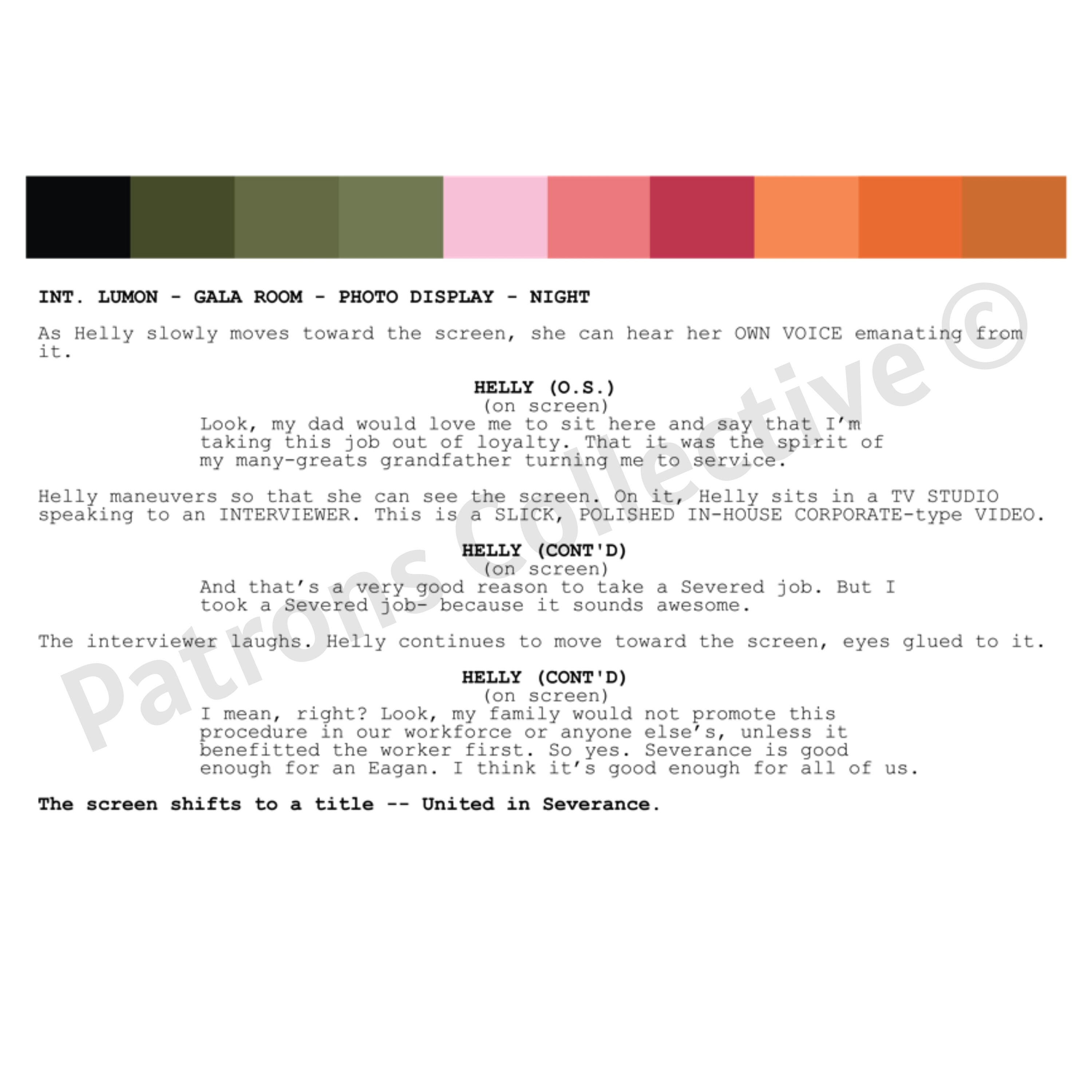 Severance TV Show Poster TV Script Severance TV Series - Etsy Australia