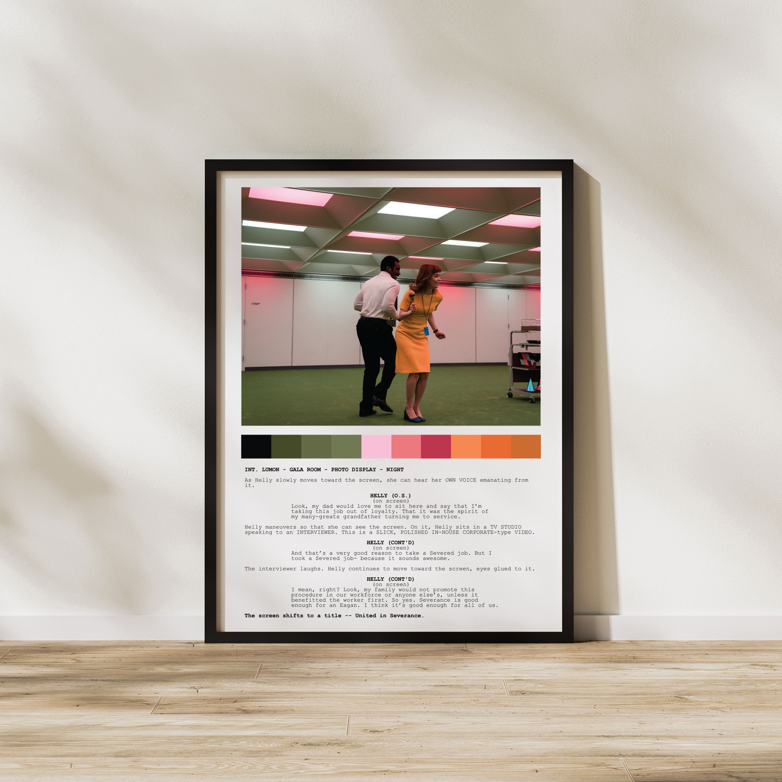 Severance TV Show Poster TV Script Severance TV Series - Etsy Australia