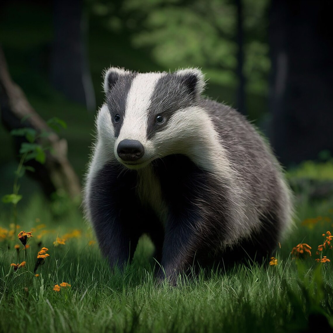 Cool Badger Clipart 5 Jpgs - Etsy