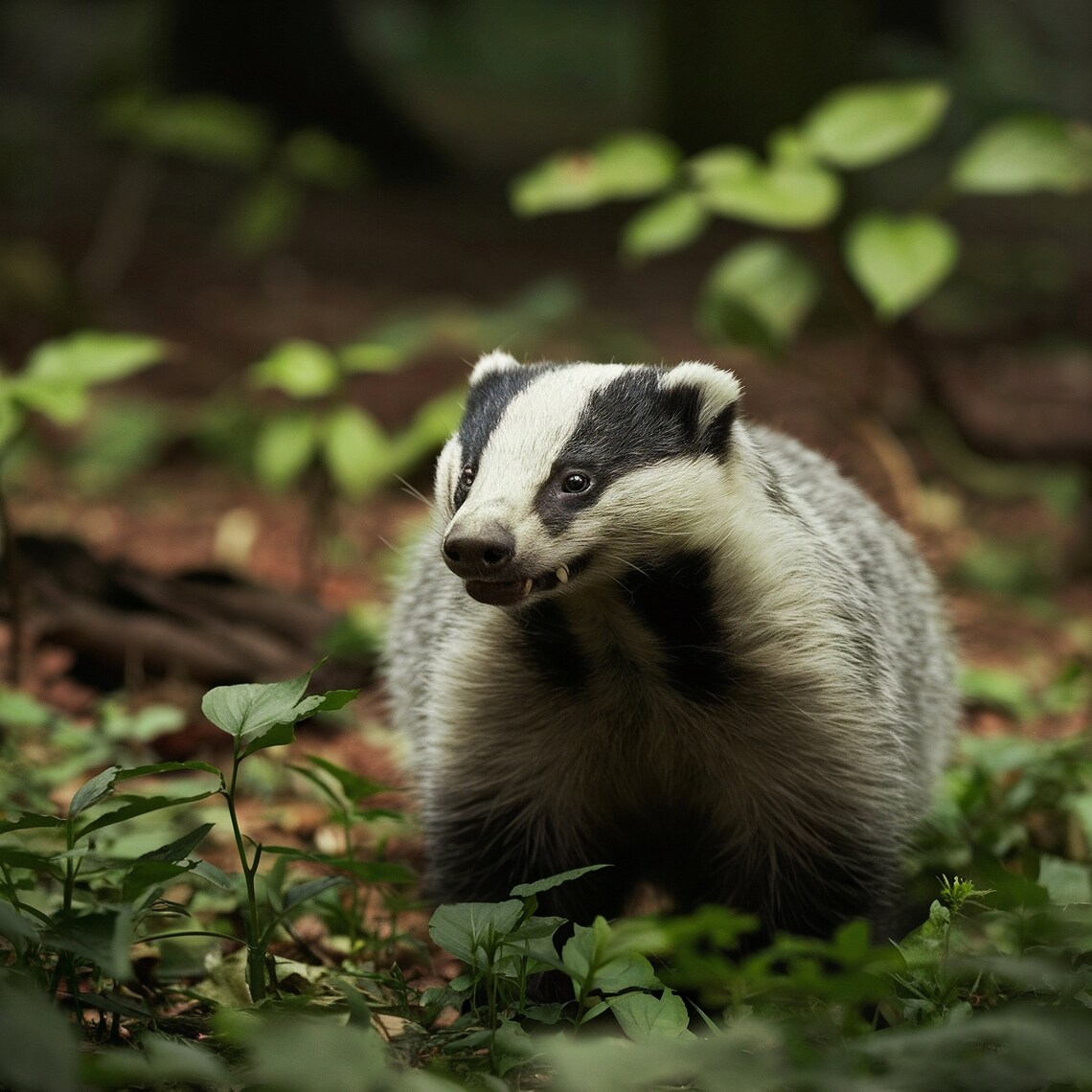 Cool Badger Clipart 5 Jpgs - Etsy