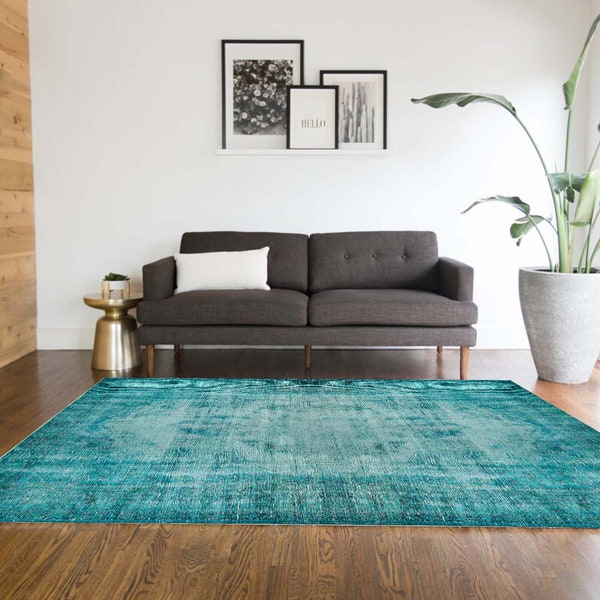 Turquoise Rug - Etsy