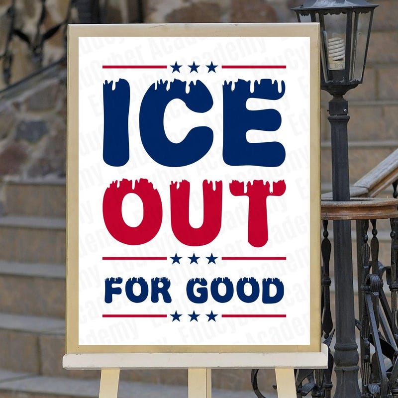 Ice Out for Good Posters - Etsy UK
