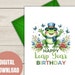 Printable Leap Year Birthday Card Leap Day Baby Birthday Greeting Card ...