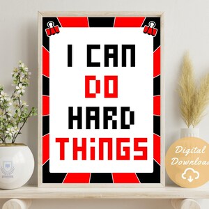 Printable Classroom Positive Affirmation Poster Inspirational Growth ...