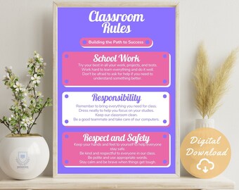 Printable Classroom Poster Classroom Decor Teacher - Etsy Canada