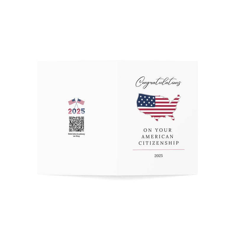 US Citizenship Congratulations Card: Naturalization Gift for Immigrants ...