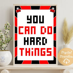 Printable Classroom Positive Affirmation Poster Inspirational Growth ...