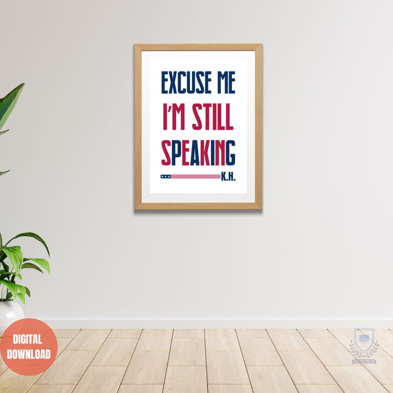 Madam Vice President Printable Poster USA Presidential Election Sign ...