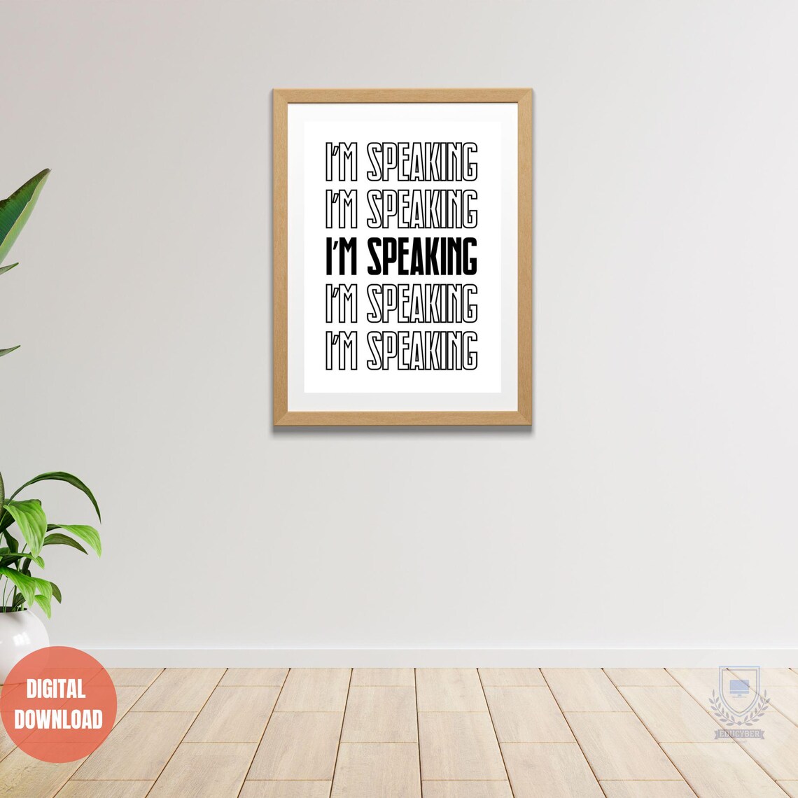 Vice President Printable Digital Poster USA Presidential Election Sign ...