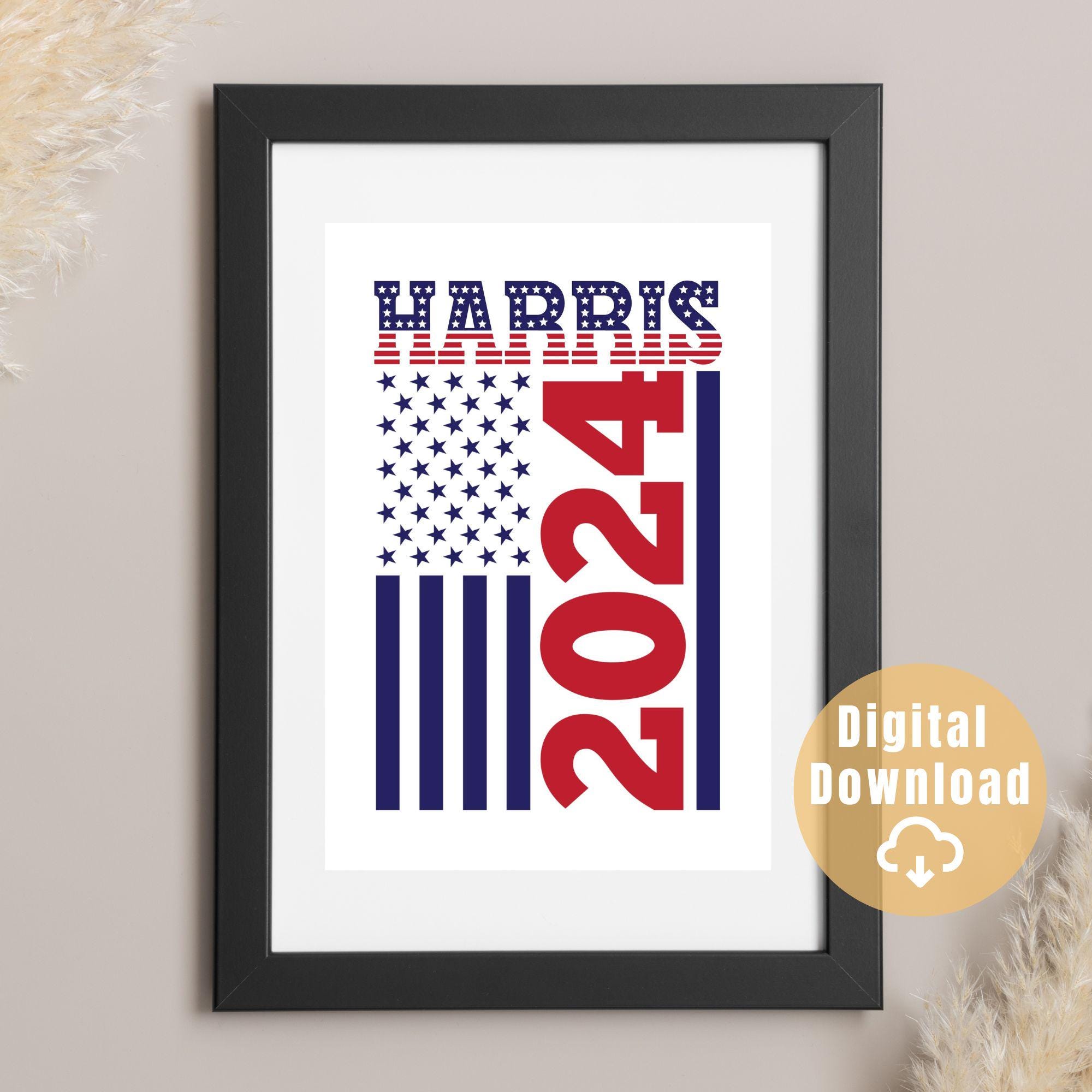 USA Election 2024 Instant Download Harris 2024 Poster Vote Vice ...