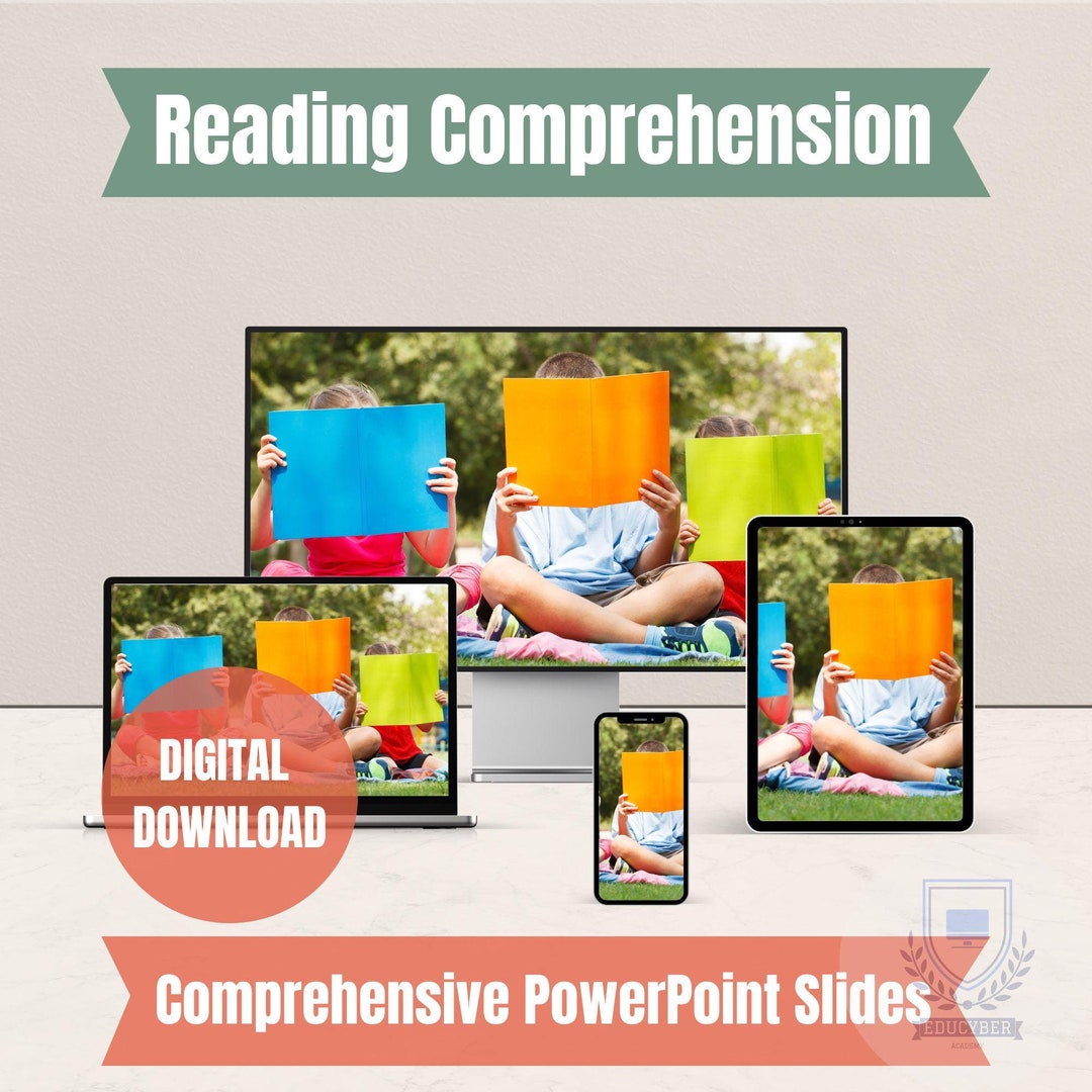 Powerpoint Slides Reading Comprehension ELA Teaching Template Teacher ...