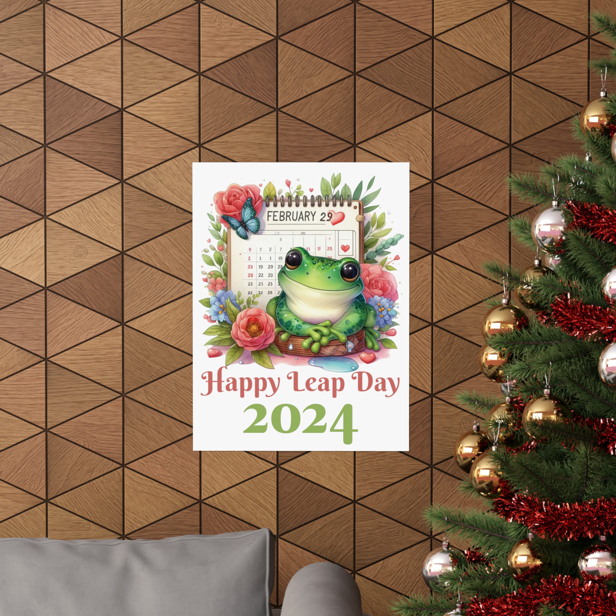 Happy Leap Year Baby Birthday Poster Gift for February 29th Party ...