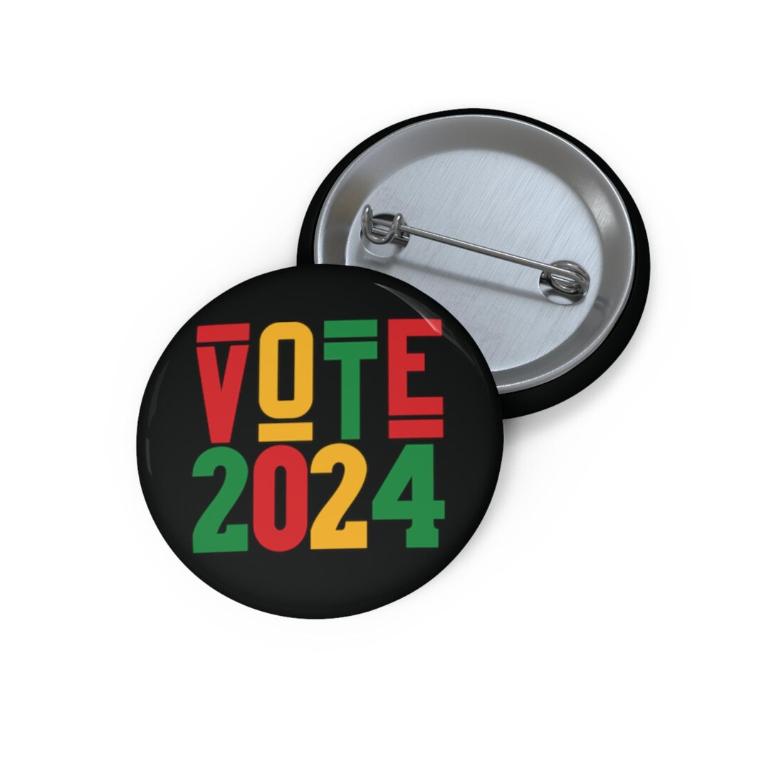 Mala Harris Afro Presidential Election Pins Buttons 2024 Campaign USA ...