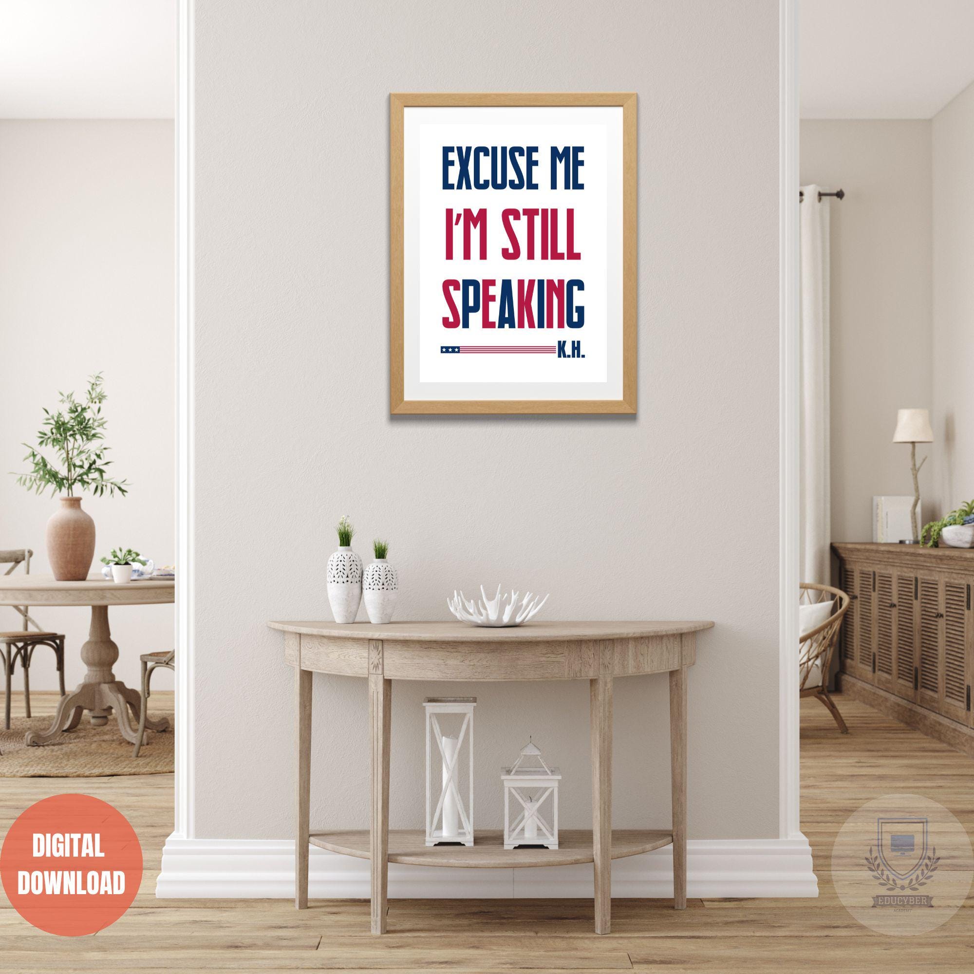 Madam Vice President Printable Poster USA Presidential Election Sign ...