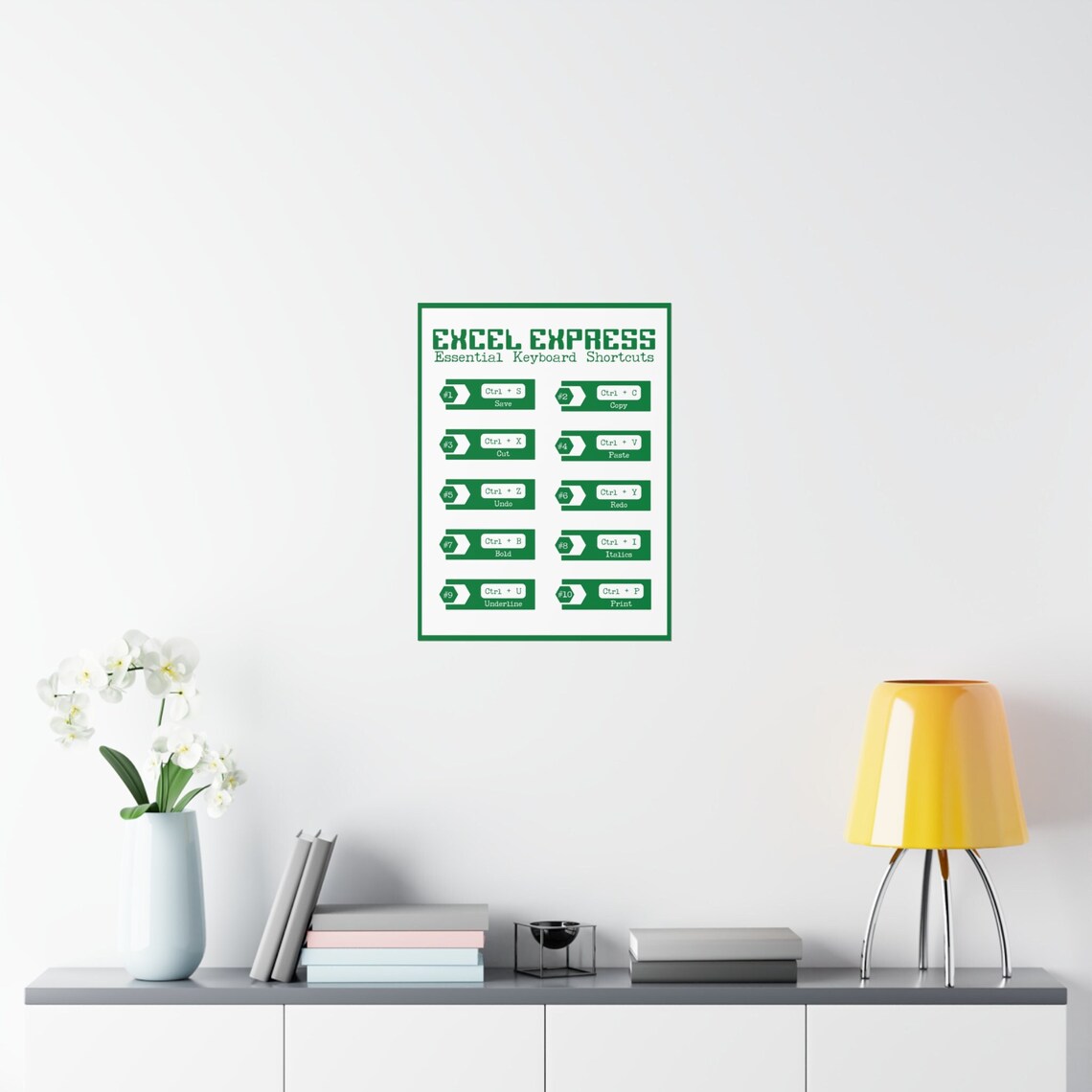 Educational Posters Ms Excel Shortcuts Infographic Tech Teacher ...